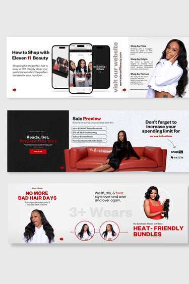 Eleven 11 Beauty Black Friday Campaign – Rework'd Design Services